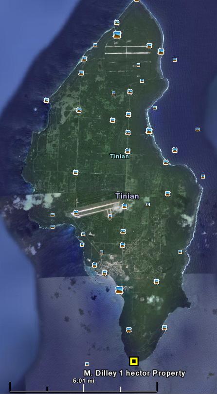 Grundstück mit Meerblick auf der Insel Tinian, CNMI